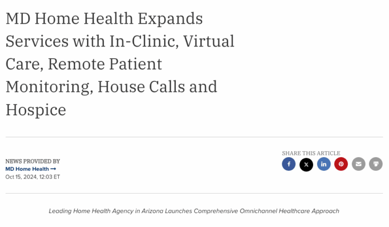 In The News - MD Home Health